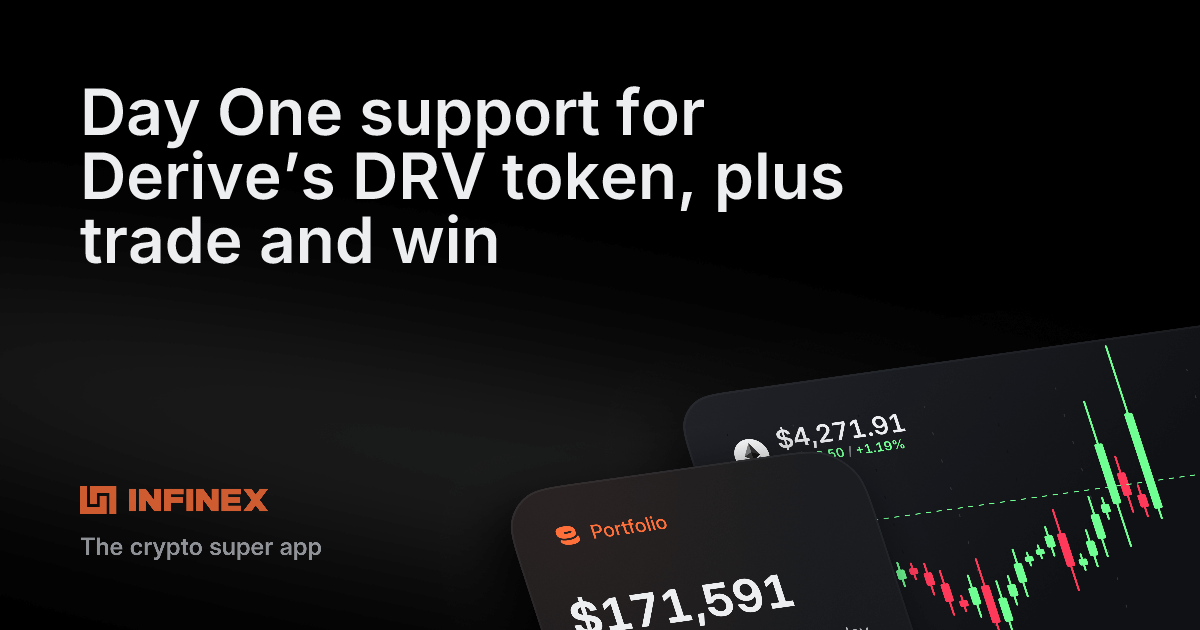 Day One support for Derive’s DRV token, plus trade and win